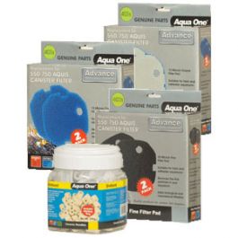 Aqua One Complete Media Kit For CF1000 canister filter | Aqua One Parts
